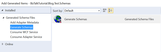 Create schema from XML file – BizTalk World